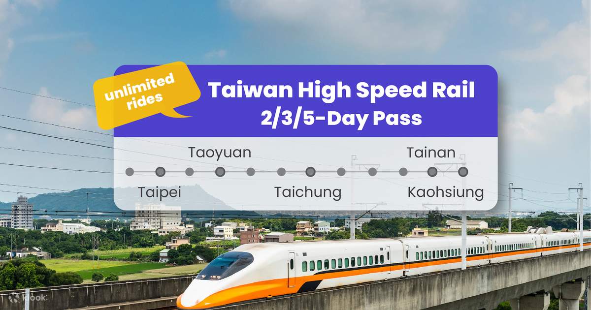 Taiwan High Speed Rail Pass - Klook Australia